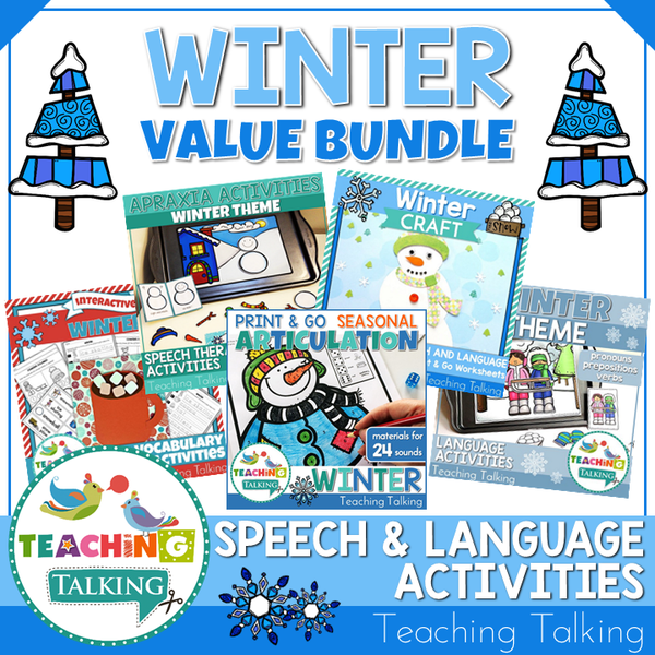 All Speech Therapy Value Bundles Tagged "Winter" - Teaching Talking