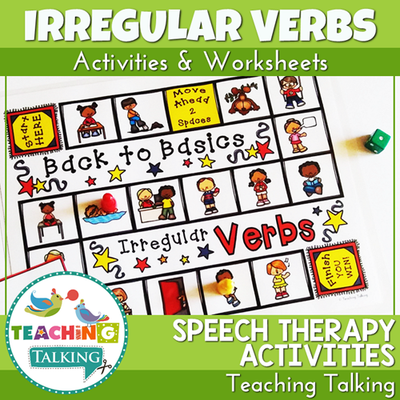 Worksheets, Game and Cards for Irregular Verbs - Teaching Talking