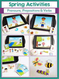 Spring Preschool Language Activities for Speech Therapy - Teaching Talking