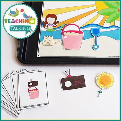Summer Preschool Language Activities for Speech Therapy - Teaching Talking