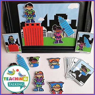 Superhero Preschool Language Activities for Speech Therapy - Teaching ...