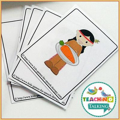 Thanksgiving Preschool Language Activities for Speech Therapy ...